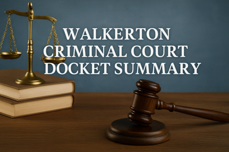 Court Docket – Wingham Free Press